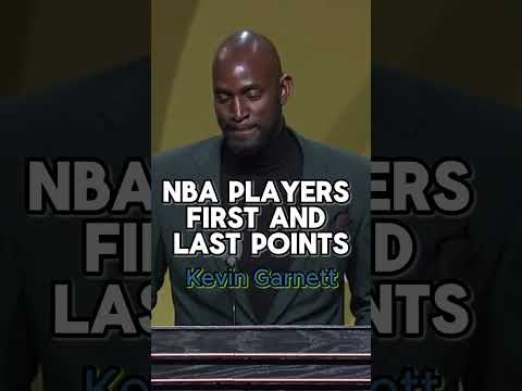 Kevin Garnett's First and Last NBA Points #nba #basketball #timberwolves #minnesota #kg