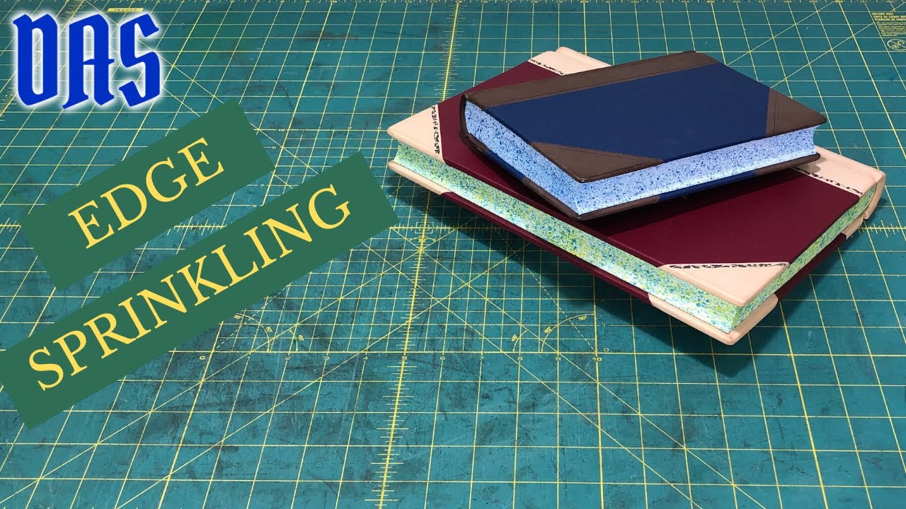 Edge Sprinkling // Adventures in Bookbinding