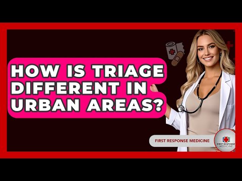 How Is Triage Different In Urban Areas? - First Response Medicine