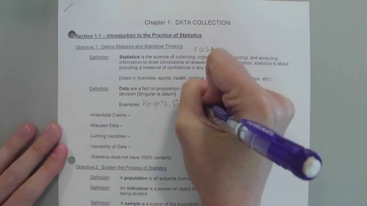 MATH 145 - 1.1 Video Lecture Part 1