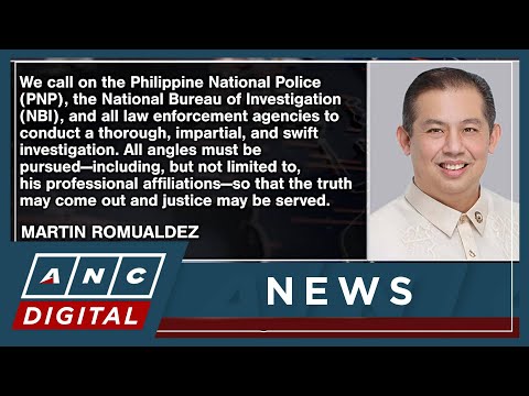 PH House speaker calls for thorough probe into killing of House committee official | ANC