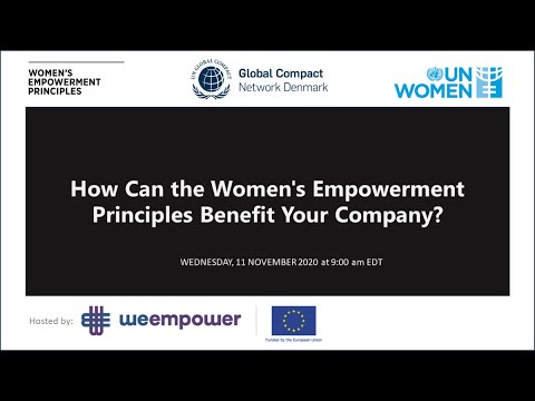 How Can the Women's Empowerment Principles Benefit Your Company?