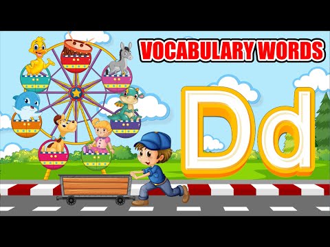 Words That Start with D | 7 Words That Start with Letter D for Toddlers | Kids Learning Videos