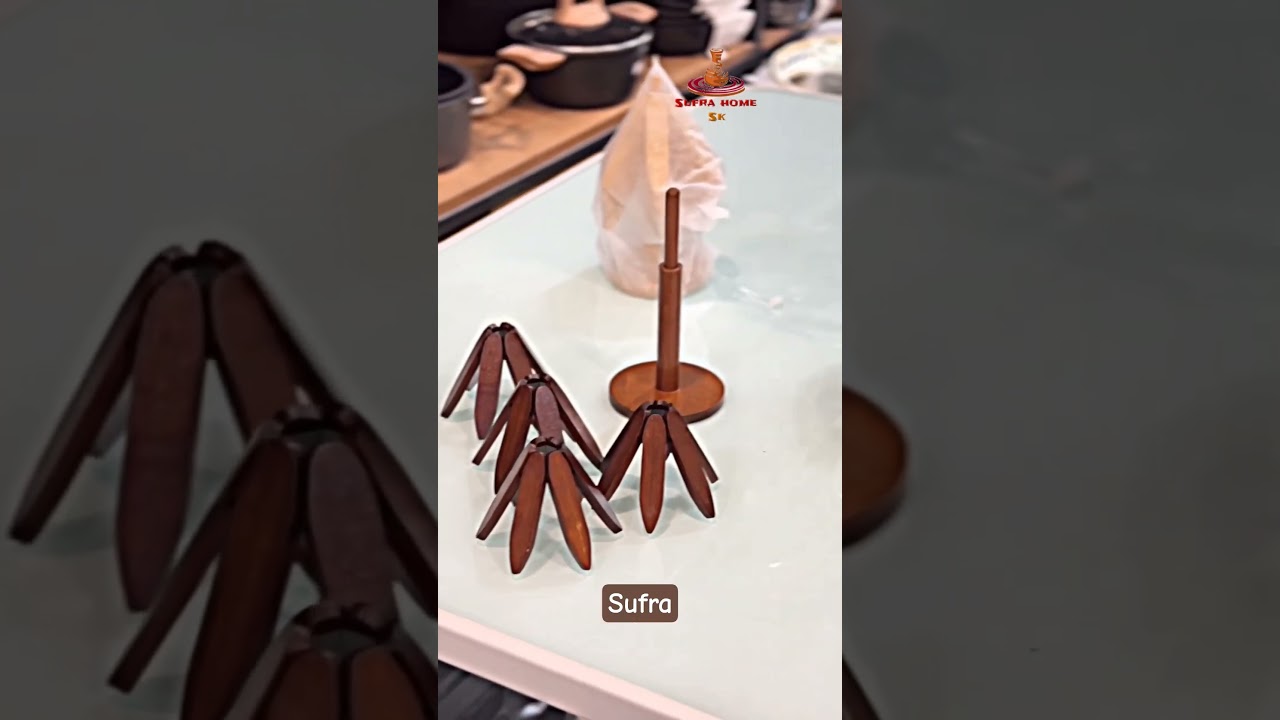 Elegant Tea Pot with Wooden Stand ☕🌳 Luxury Tea Serving Set for Home