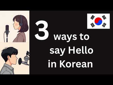 Learn Korean Greetings for Beginners| Annyeonghaseyo | Annyeong | Annyeong hashimnikka | Episode 1