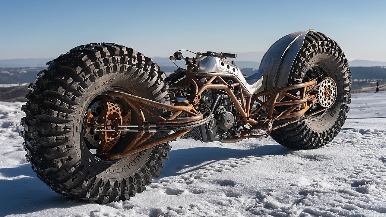 Video Lahirnya Monster Chopper Berbahaya di Dunia, Ban Lumpur Besar ...