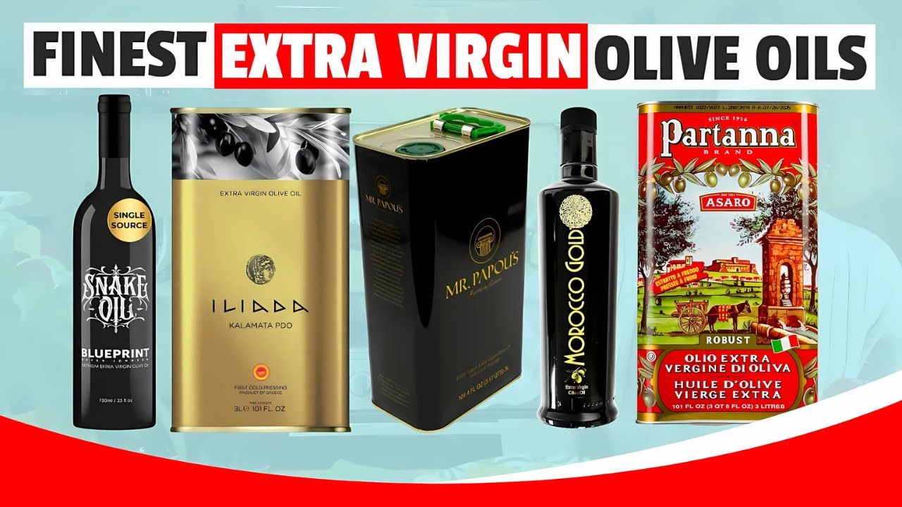 Top 5 Best Extra Virgin Olive Oils in 2025 | Cold Pressed, Premium & Authentic EVOOs!