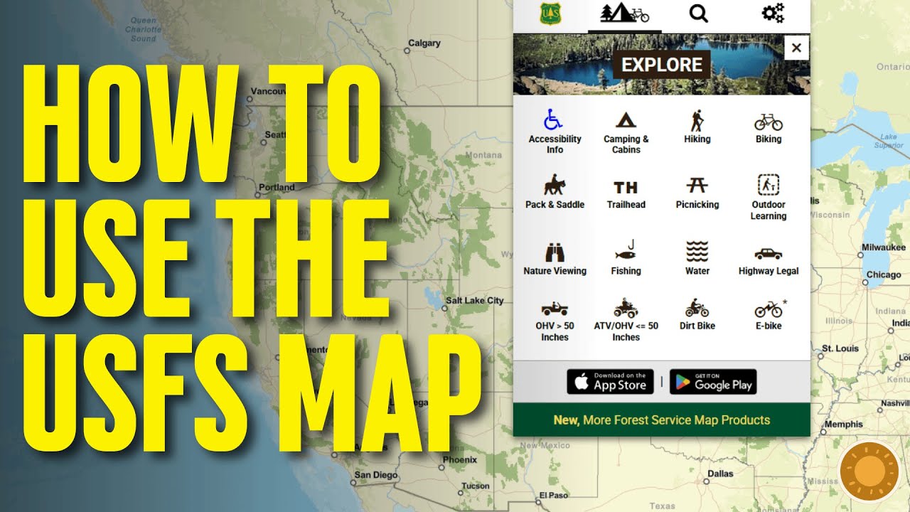 USFS Interactive Map Tutorial | Find Trails, Campgrounds & More