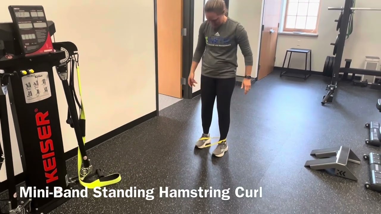 Mini-Band Standing Hamstring Curl