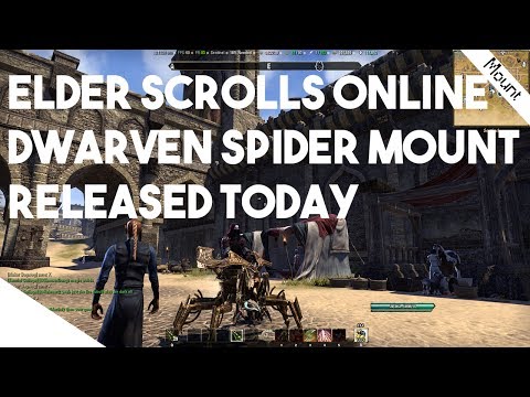 New Dwarven Spider Mount in shown in game for those deciding whether or ...