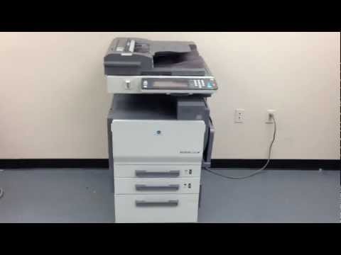 Konica Minolta Bizhub C352 Color Copier Testing