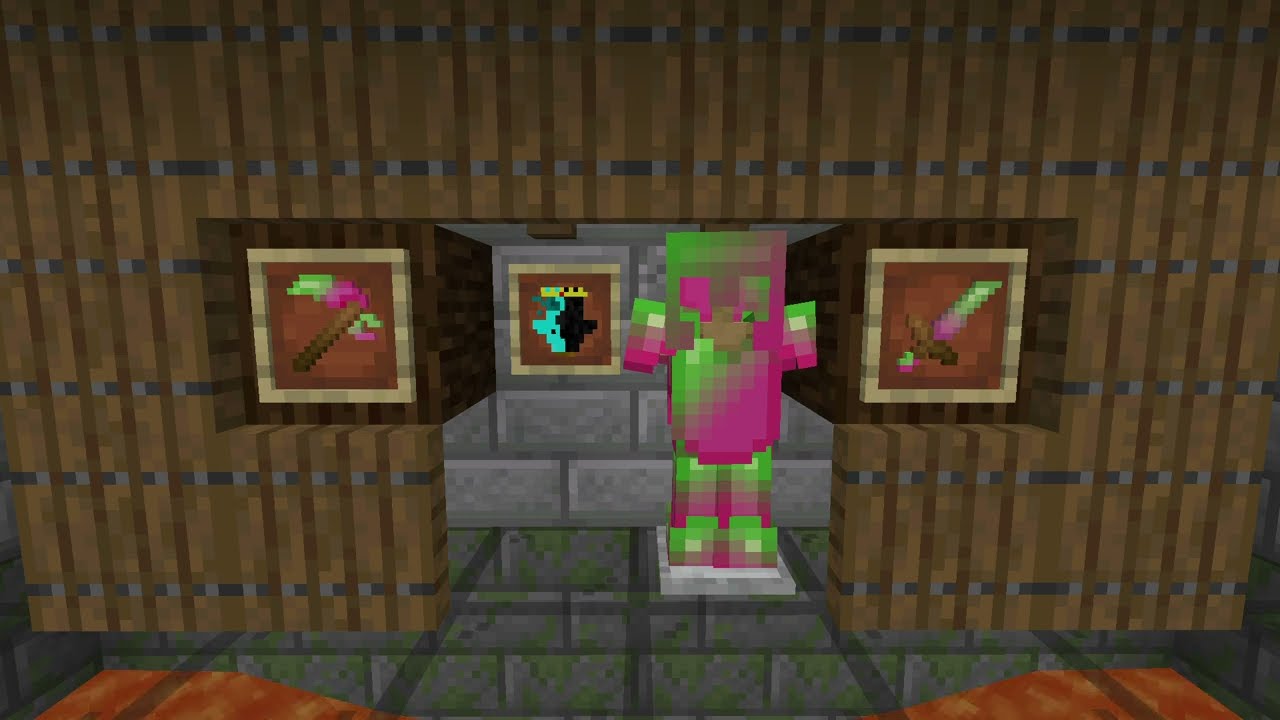 Texture Pack: Crowned Crystal 16x Watermelon Colored