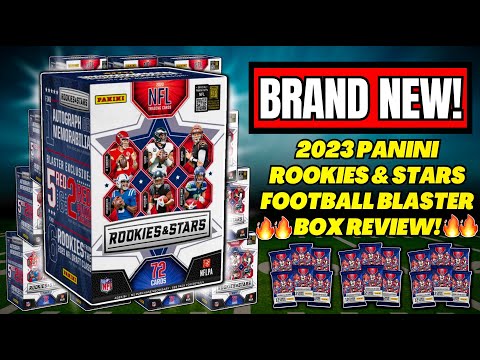 *ROOKIE PATCH AUTO FROM A BLASTER?!π€― 2023 PANINI ROOKIES & STARS FOOTBALL BLASTER BOX REVIEW!π