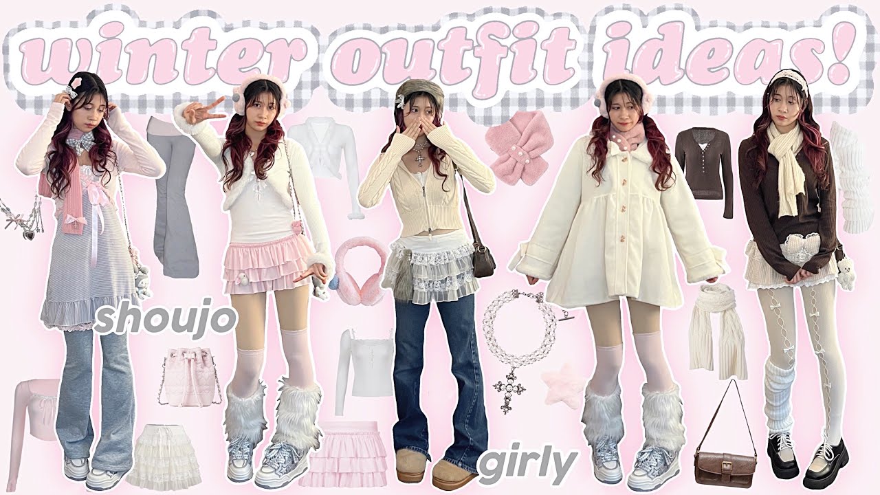 WINTER OUTFIT IDEAS ❄️🎀 ELEVATE your style (layering, accessorizing, clothes links, pinterest girl)