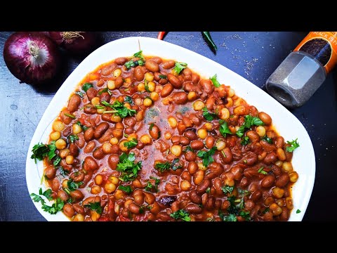 How to make Githeri (maize and beans) //Kenyan Style//Spicy