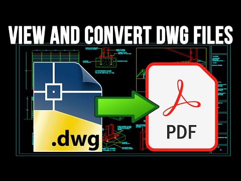 How to View, Print and Convert CAD DWG Files to PDF for Free