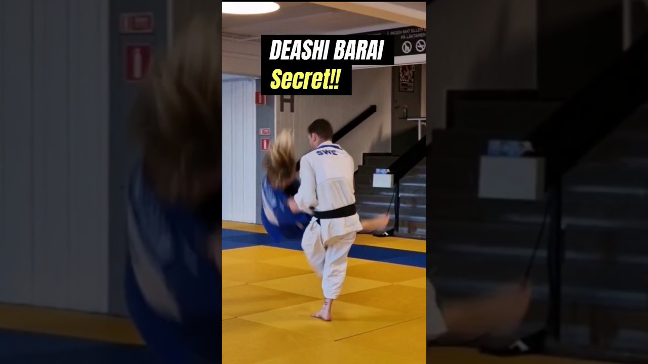 Deashi Barai Secret🧠🤯 #judo #judotraining #judothrows #bjj