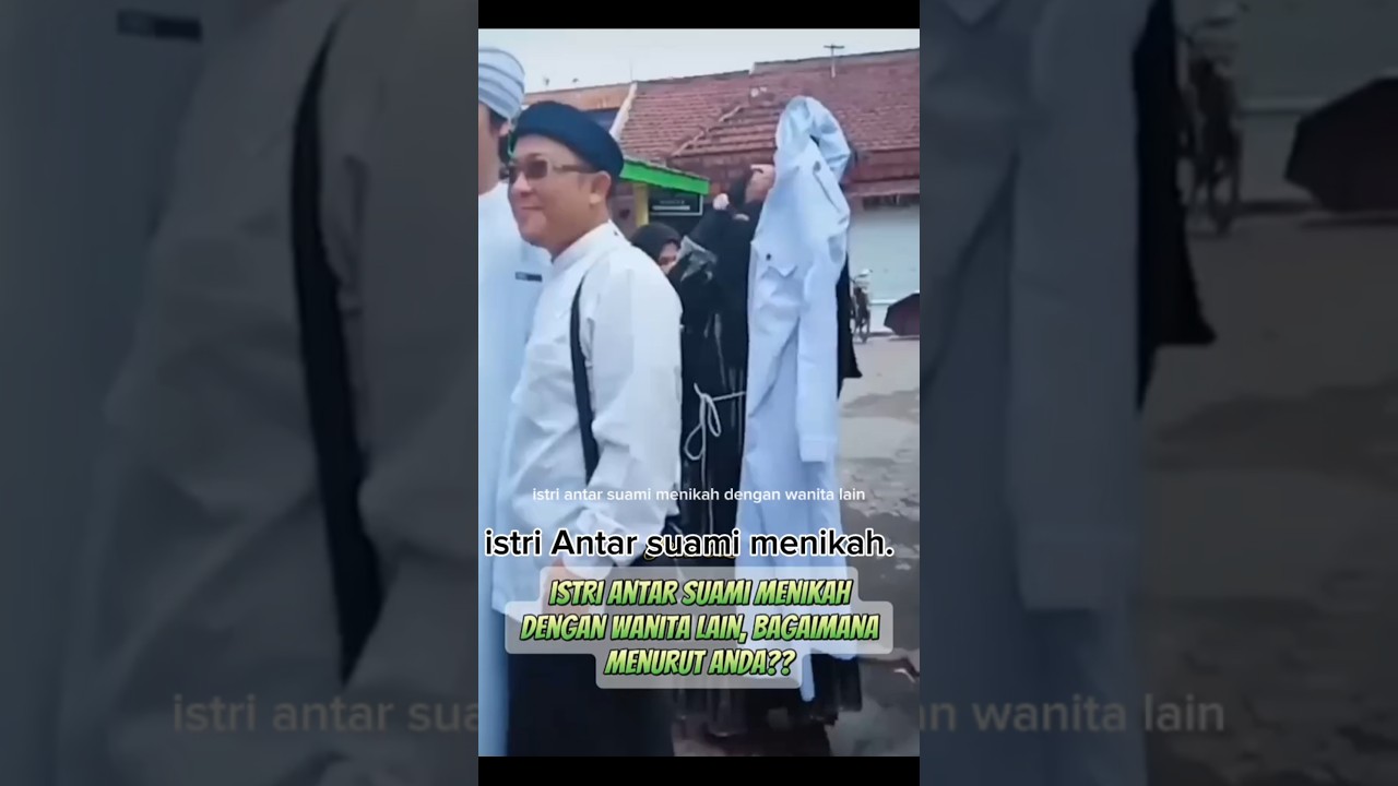 istri antar suami menikah.#shortvideo#wedding#trending