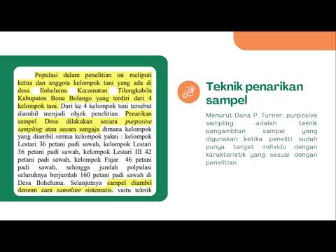 Kelompok 5 - Metode Sampling Systematic Sampling dengan penentuan sampel Purposive Sampling