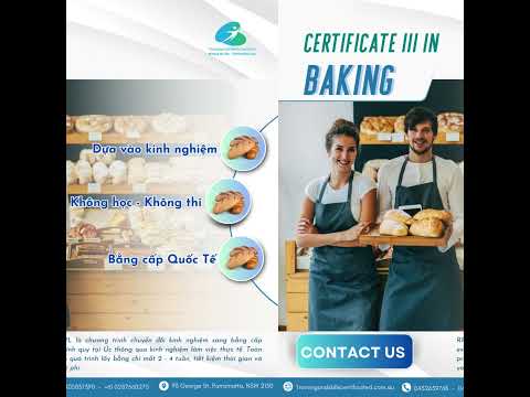 Certificate III in Baking - RPL