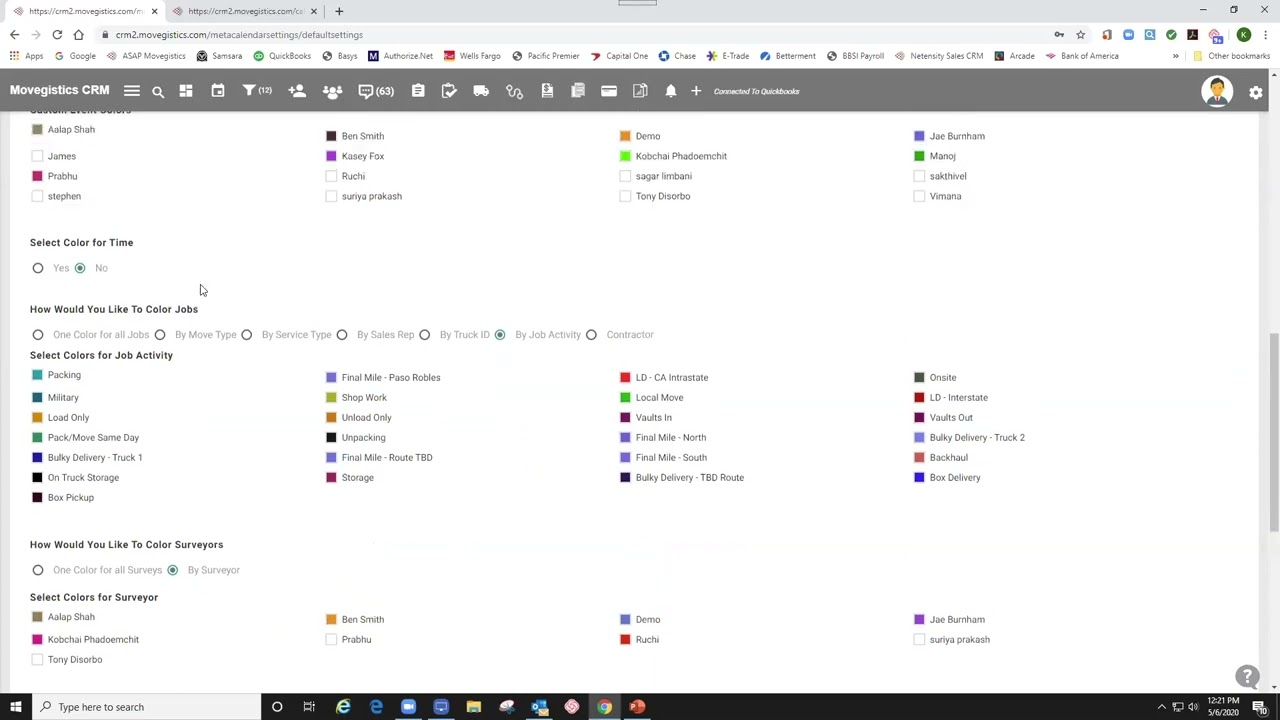 Dispatching Workflow
