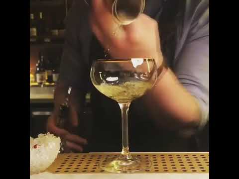 Flaming cocktail