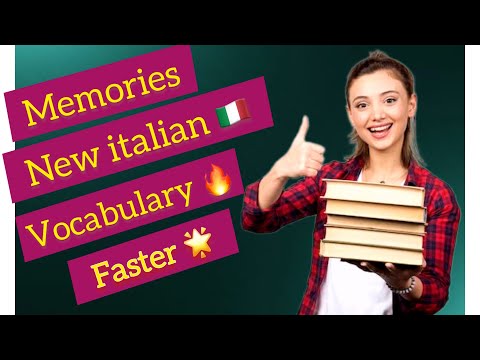 Learn italian 🇮🇹 Vicabulary faster and in the easiest 🔥way/most common 🌟italian words/
