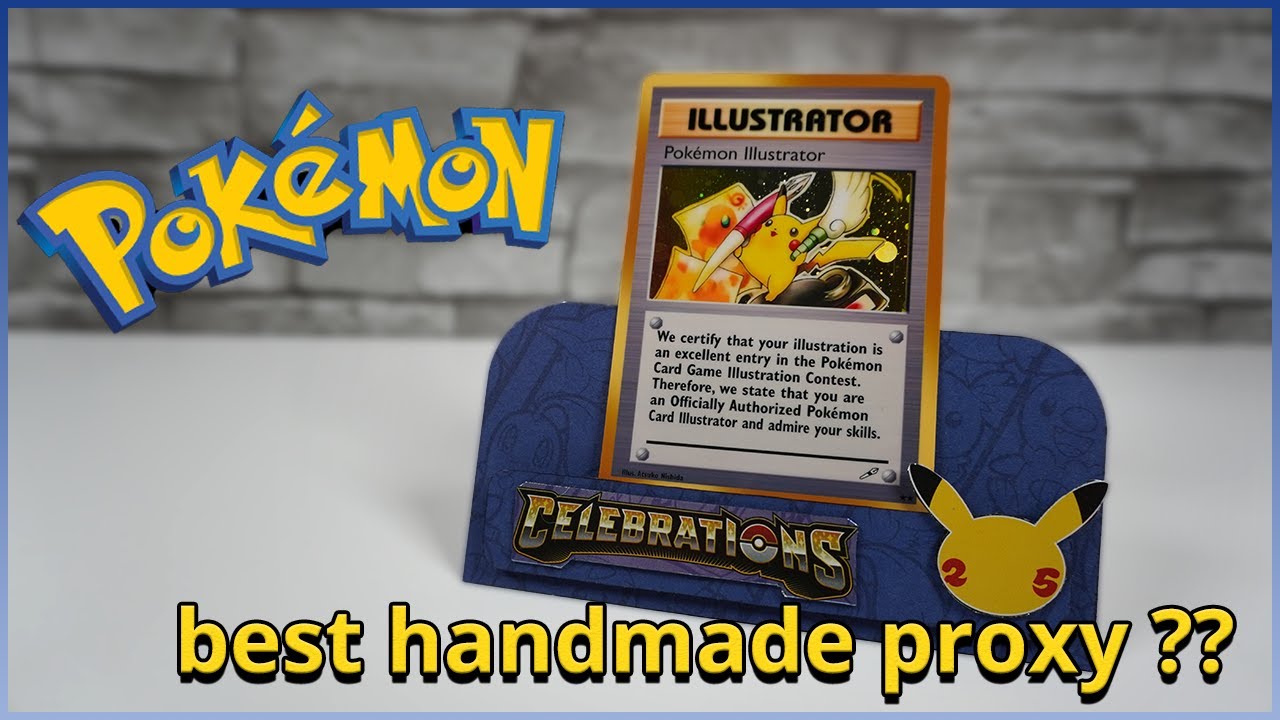 Tutorial: High quality handmade Pokemon Holographic Proxy Card