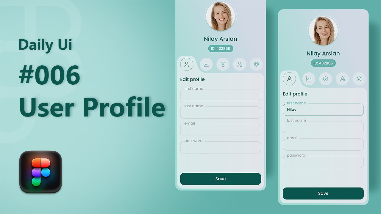 Daily UI Design Challenge | Day - 06 | User Profile