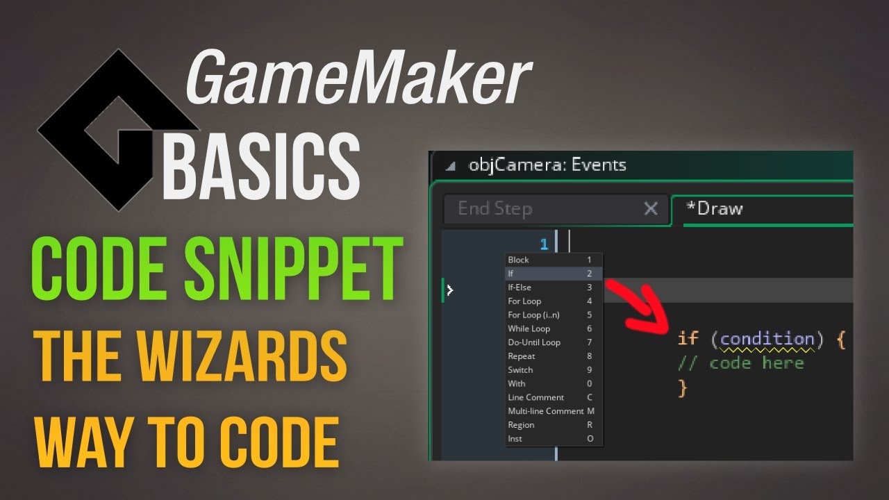 (Code) snippet - The code wizards way [Game Maker | Basics]