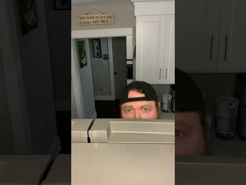 Clean the top of your fridge! I know it’s dusty up there! #tall #tallpeopleproblems #bigandtall