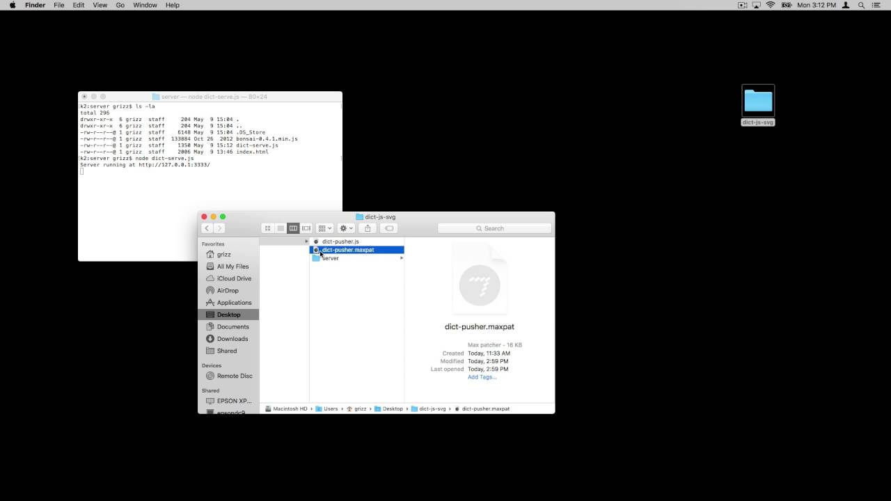 Exploring dictionaries with Javascript