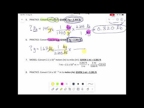Chem 1010 unit conversion lb to g