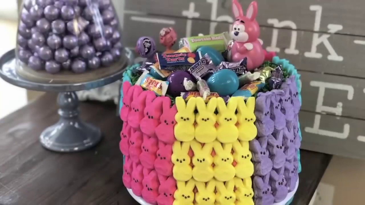 Easy DIY Peeps Cake