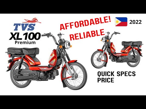 TVS XL 100 Premium | Quick Specs and Price | 2022 Philippines