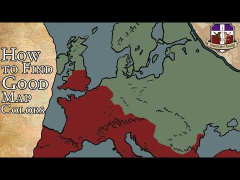 Fast and Easy Map Color Palette Generation