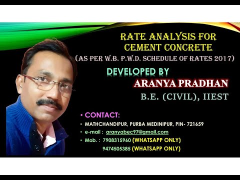 CIVIL ENGINEERING | CIVIL ENGINEERING BASIC KNOWLEDGE | RATE ANALYSIS OF CIVIL ENGINEERING