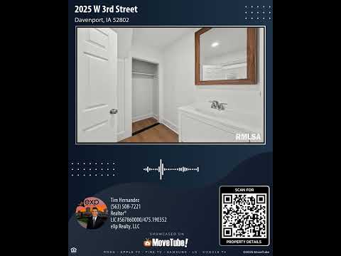 2025 W 3rd Street, Davenport, IA 52802 | 3 Bedroom Home For Sale