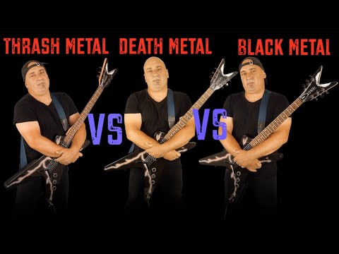 Thrash Metal VS Death Metal VS Black Metal (Guitar Riffs Battle)