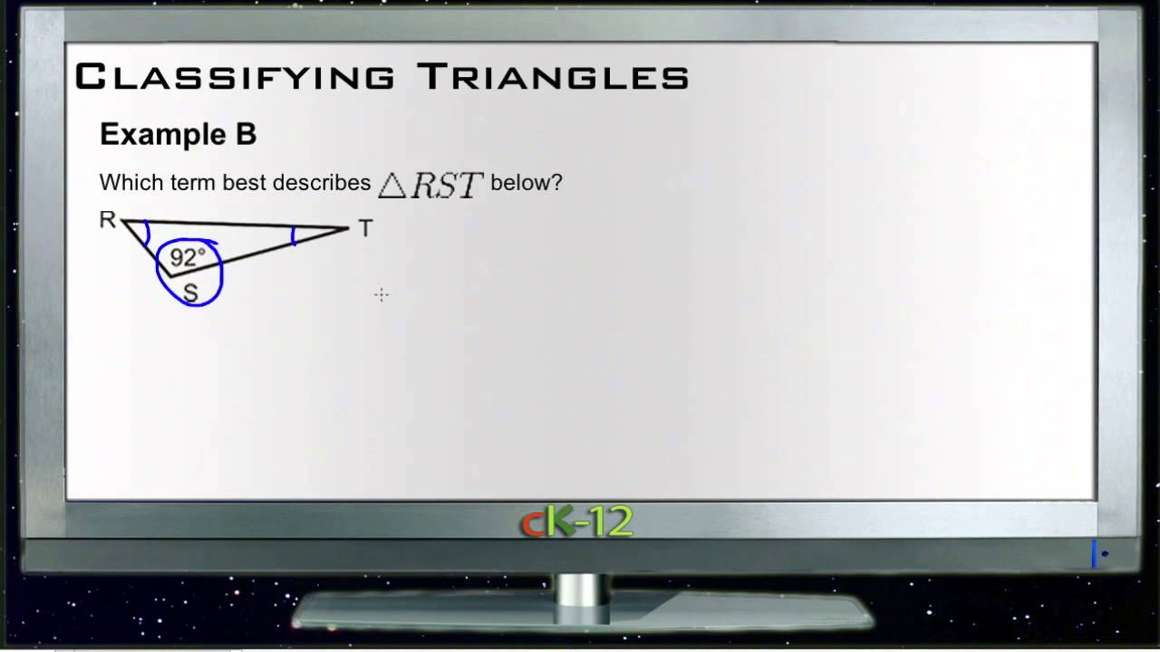Classifying Triangles: Examples (Basic Geometry Concepts)