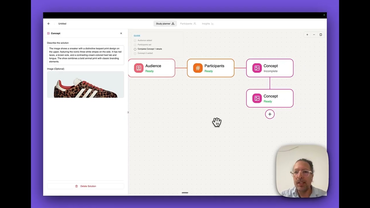 Quick tutorial Multi-concept testing with Synthetic Users