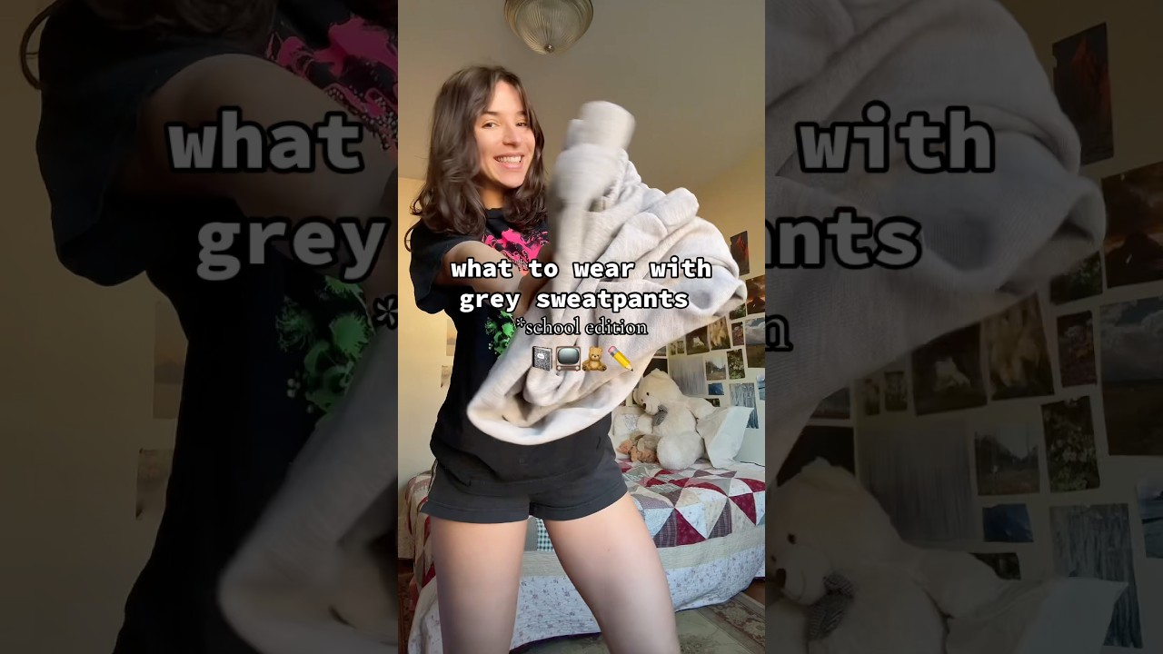 how to actually make sweatpants look cute! #sweatpants #fashionideas #oi