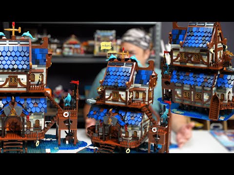 Medieval Fishing Store Modular | Reobrix Brick Review 66007