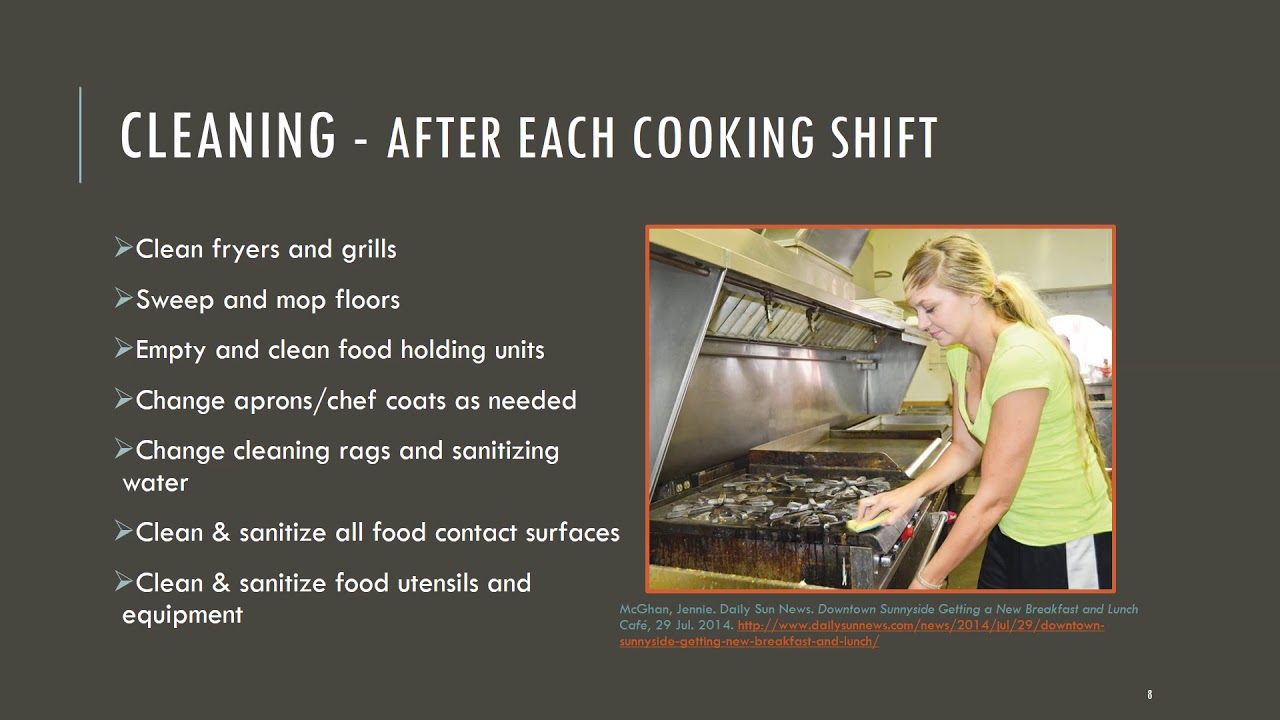 Keeping the Restaurant Clean video