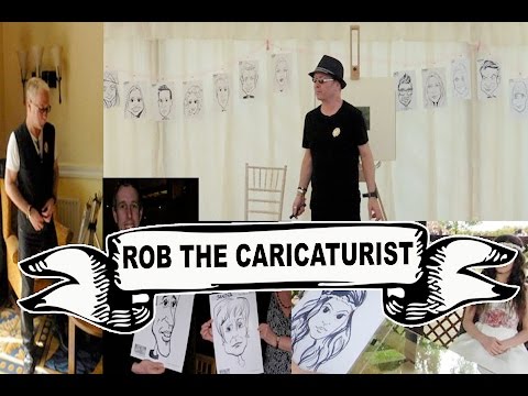 Rob The Caricaturist - Available for Hire at Warble Entertainment