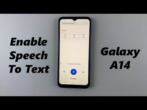 How To Enable Voice Input (Speech To Text) On Samsung Galaxy A14