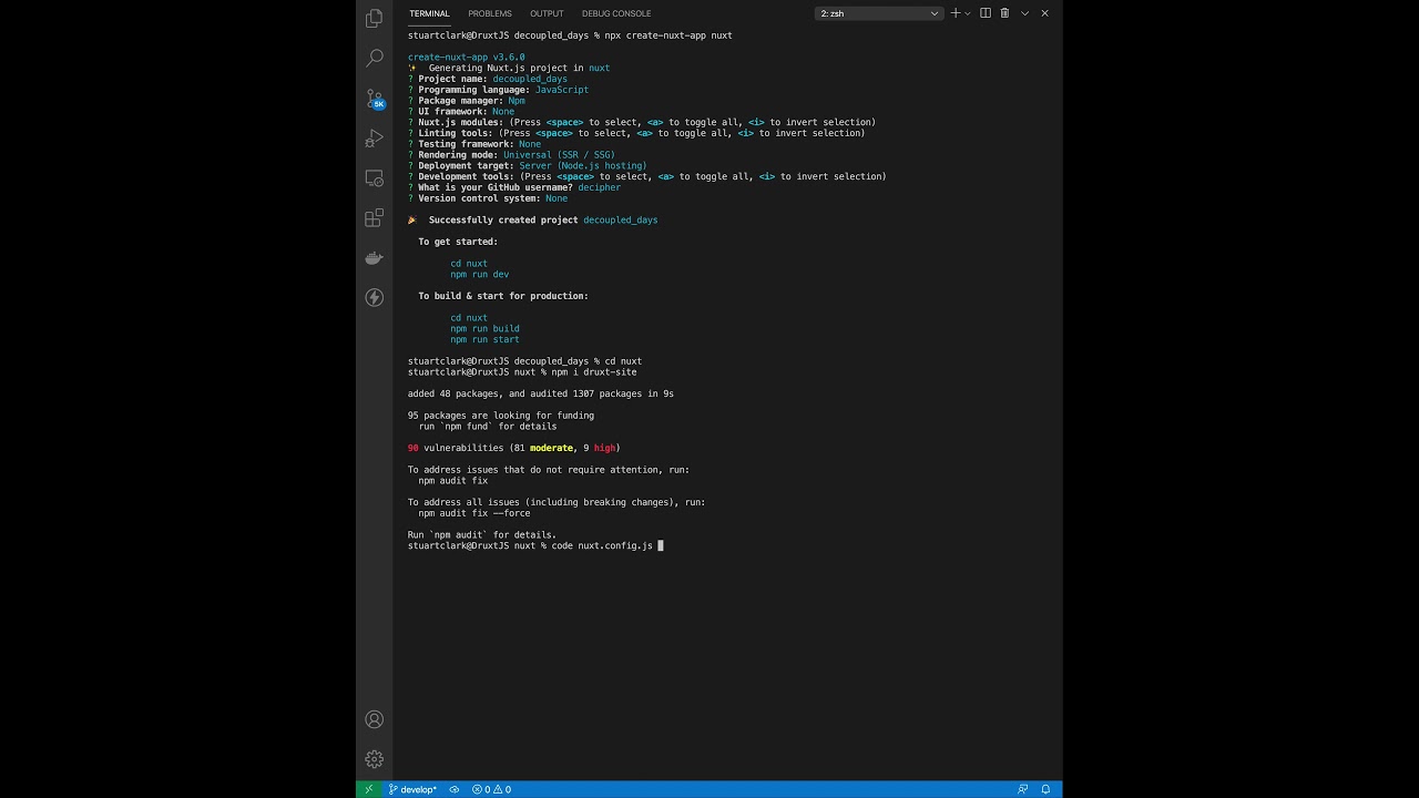 Druxt 101 -  DruxtSite quickstart