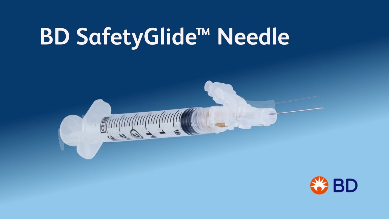 BD SafetyGlide Needle Instructional Video