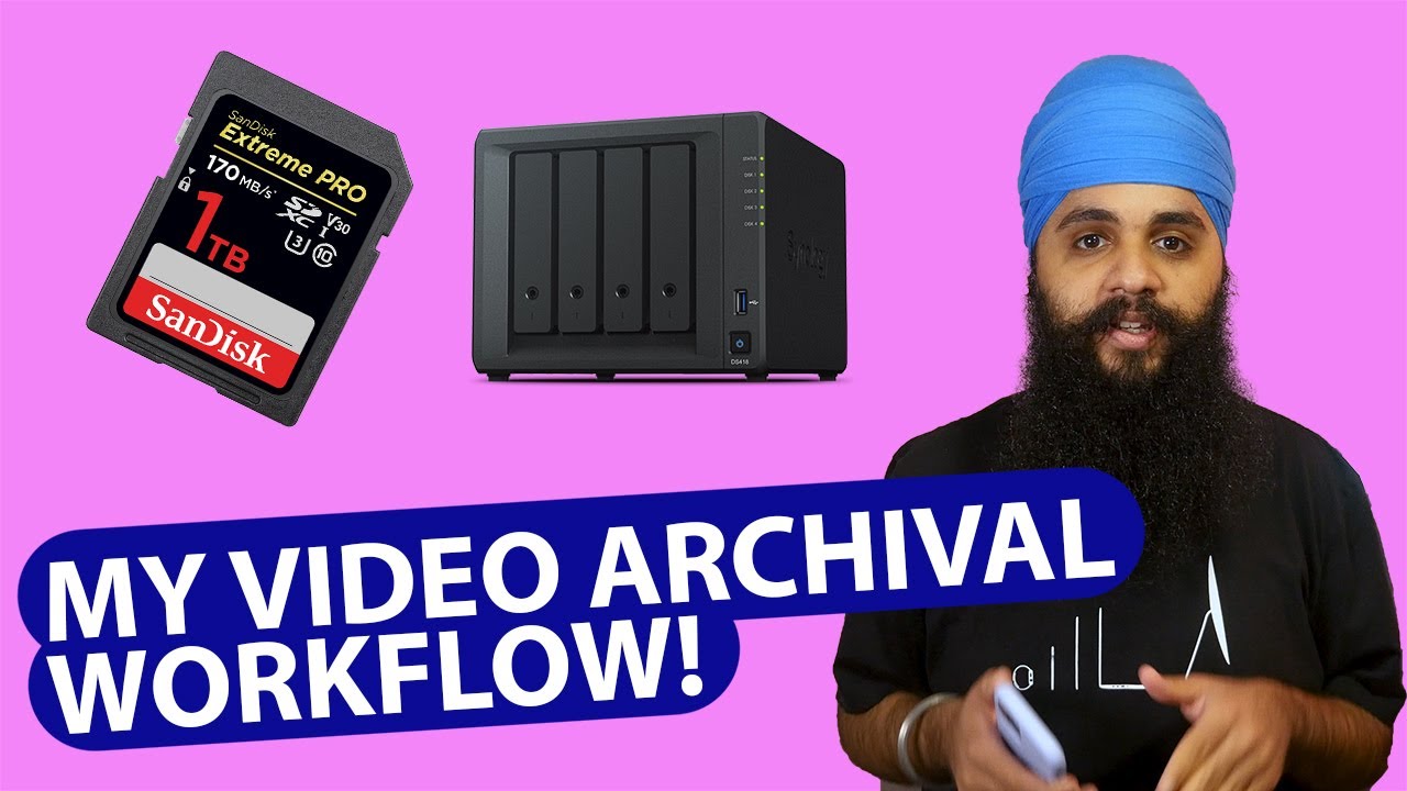 How I backup and archive all my videos and projects! (2020 Workflow)