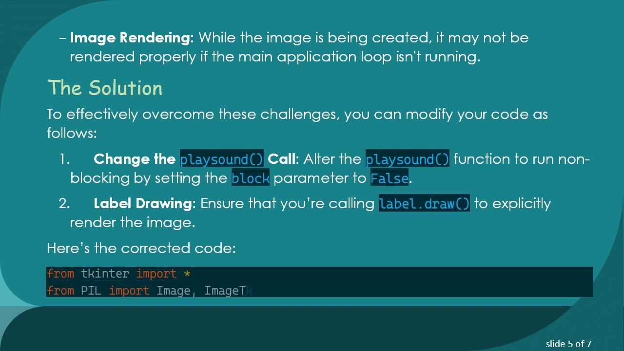 How to Display an Image in a tkinter Toplevel() Window Without Issues